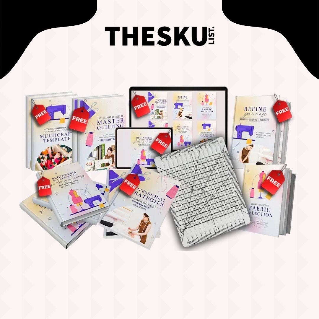 5 In 1 Quilt Cutting Template – The SKU List